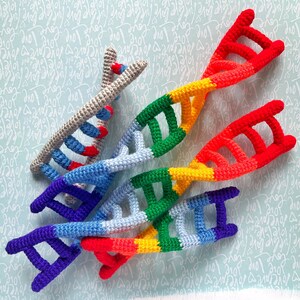 DNA Crochet DNA Handmade Crochet Crochet DNA Toy Handmade Crochet Gift ...