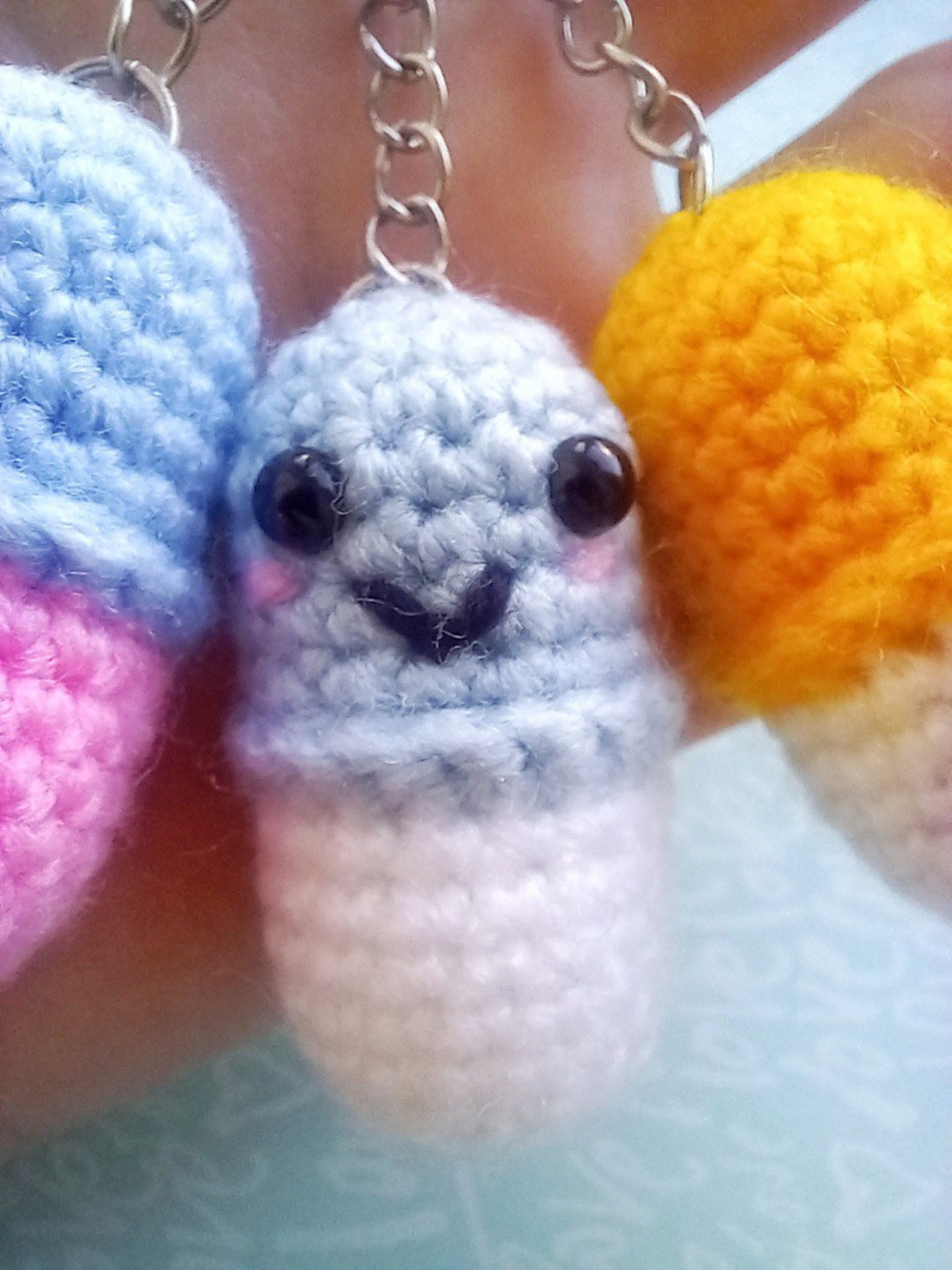 Chill Pill Keychains Amigurumi Pills Crochet Medical Plush - Etsy