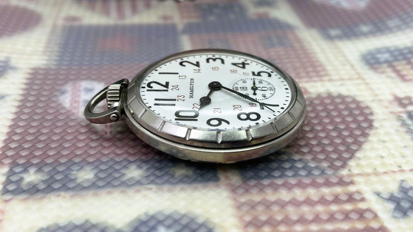 RARE Hamilton 992B Railroad Pocket Watch 21J 16S 24hr Dial S. - Etsy