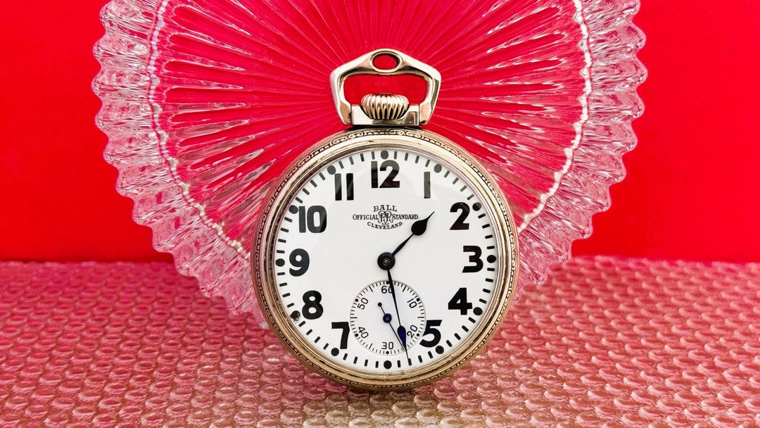 Ball Hamilton Grade 999N Pocket Watch, 23jewel, 16 Size, Housed in a ...
