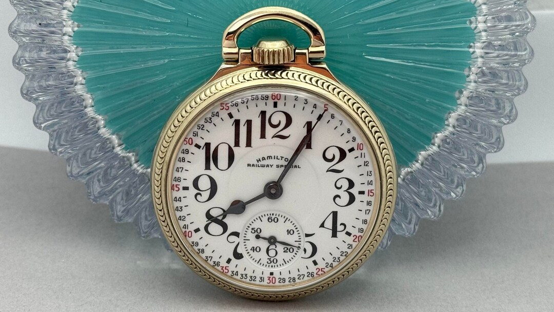 Stellar 1964 Hamilton 992B High-grade Railroad Pocket Watch 21j 16s ...