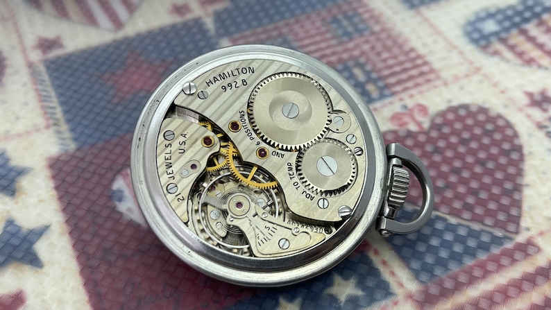 RARE Hamilton 992B Railroad Pocket Watch 21J 16S 24hr Dial S. - Etsy