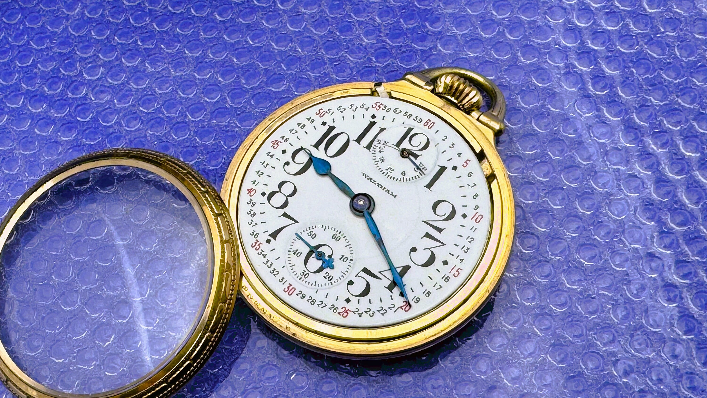 Waltham Vanguard Up/down Wind Indicator 23 Jewel 16 Size Monty Dial ...