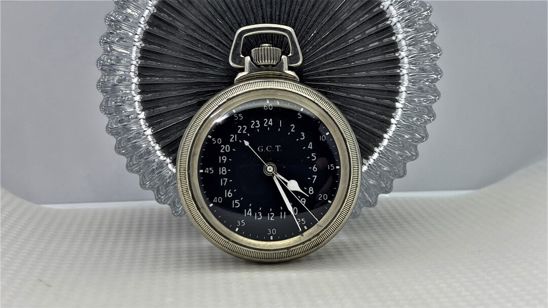 Minty Hamilton G.C.T. 4992B WW2 Military Navigation Pocket Watch 22j ...