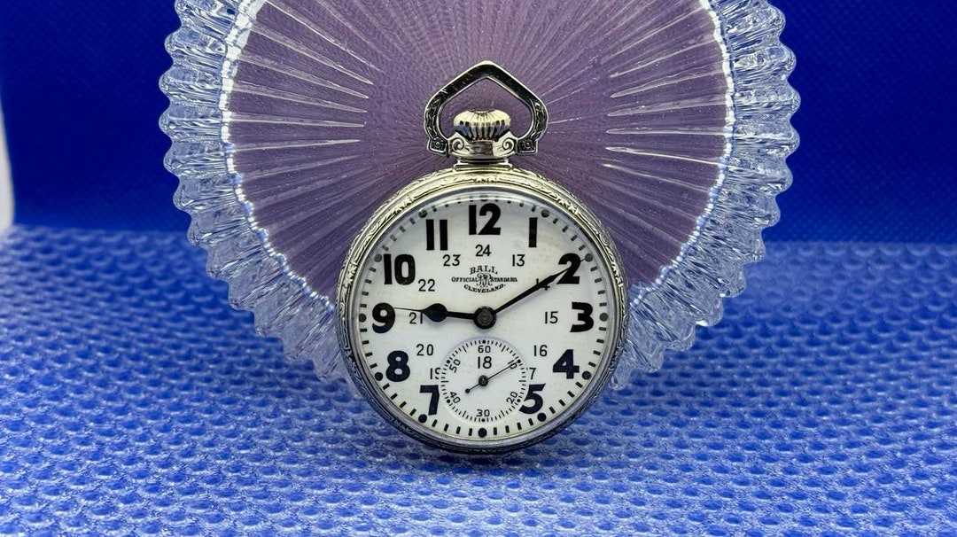 1927 Ball Hamilton 999B Official Standard 21 Jewel 16 Size 14K WGF Ball ...