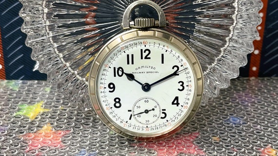1951 Hamilton Railway Special Pocket Watch: 21 Jewel,… - Gem