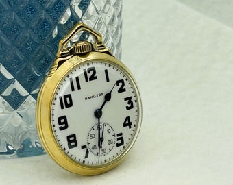 Antique 16s Hamilton 992 21 Jewel Railroad Gold Filled Pocket - Etsy