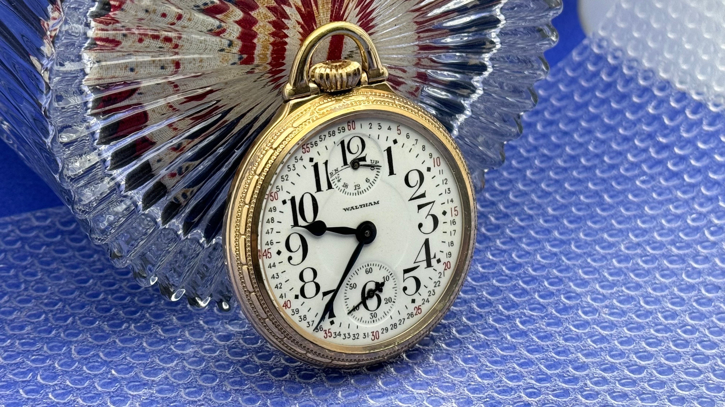 Waltham Vanguard Up/down Wind Indicator 23 Jewel 16 Size Monty Dial ...
