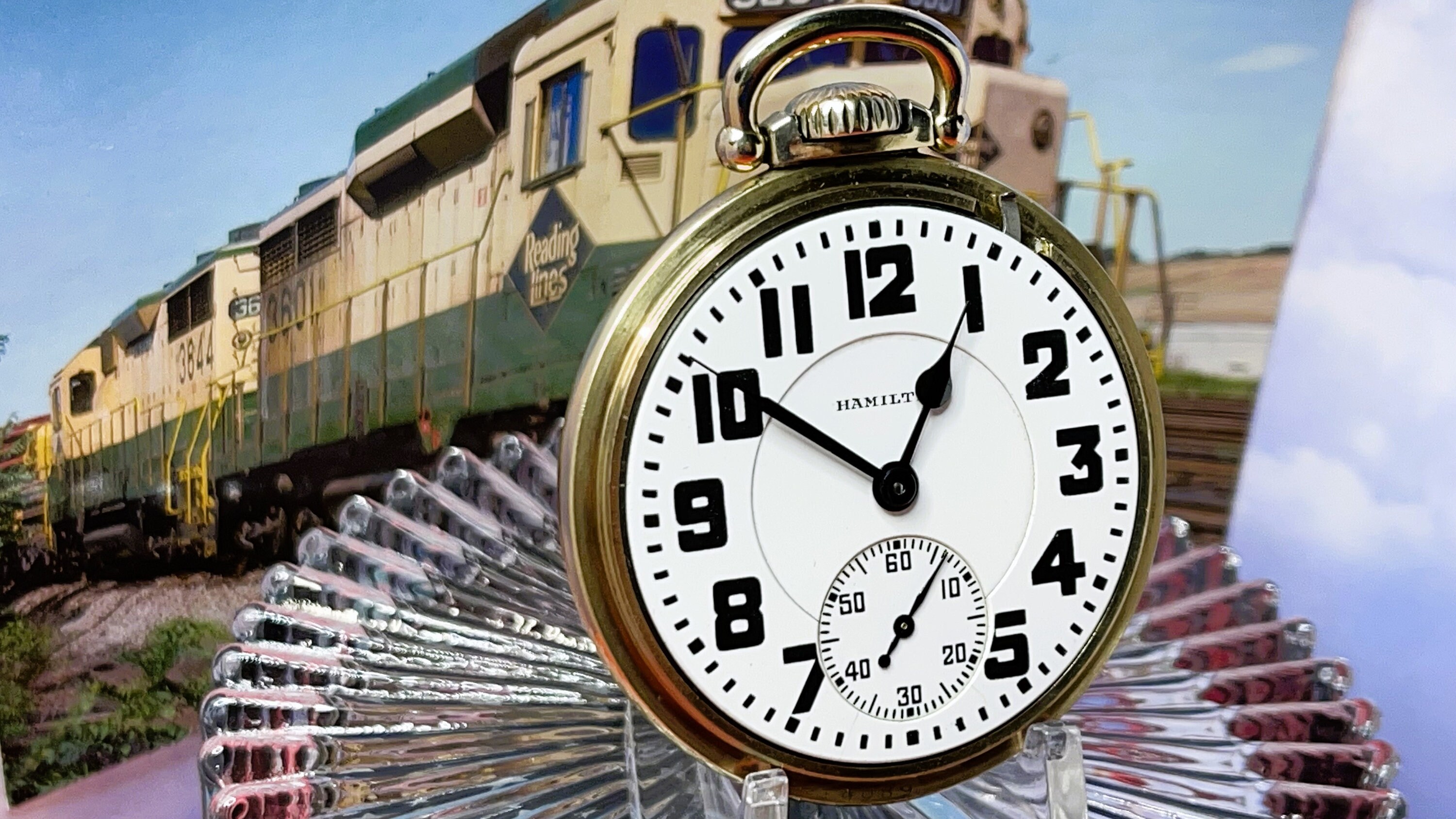 1950 Hamilton 992B Railroad Pocket Watch 16S 21J Boxcar Dial - Etsy