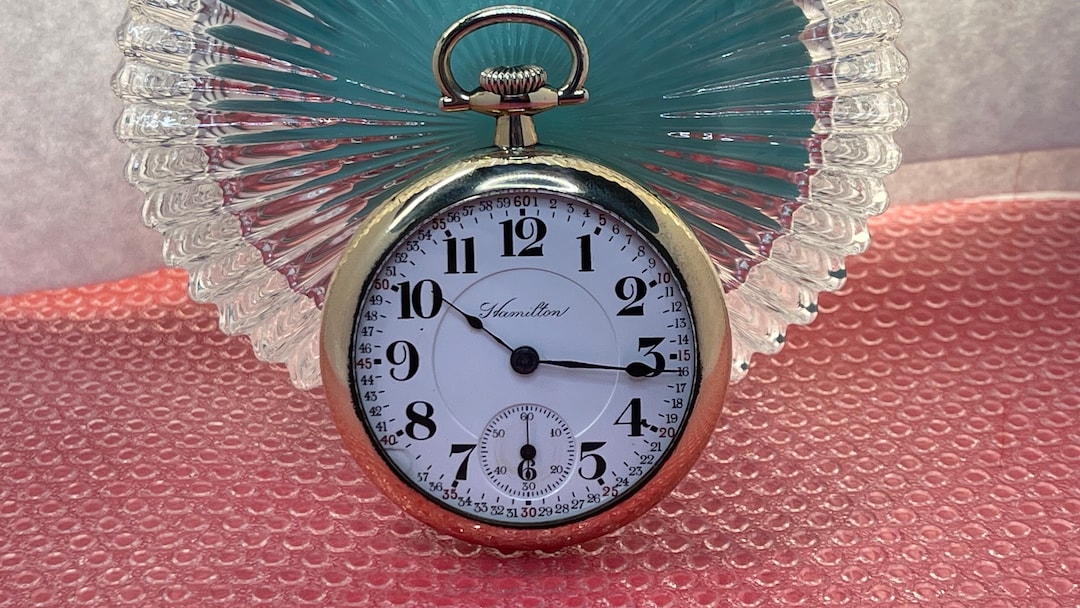 Hamilton 940 Railroad Pocket Watch 18 Size 21 Jewel Housed in - Etsy
