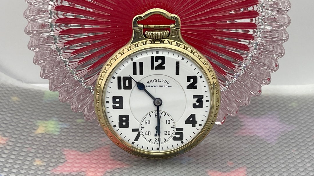 Hamilton 992B Railway Special Pocket Watch Boxcar Dial BOC SERVICED ...