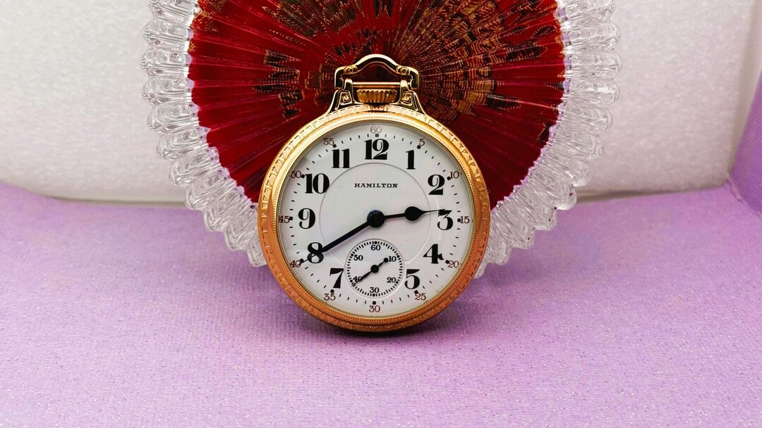 Hamilton 996 High-grade Railroad Pocket Watch 19jewel 16size Fancy ...