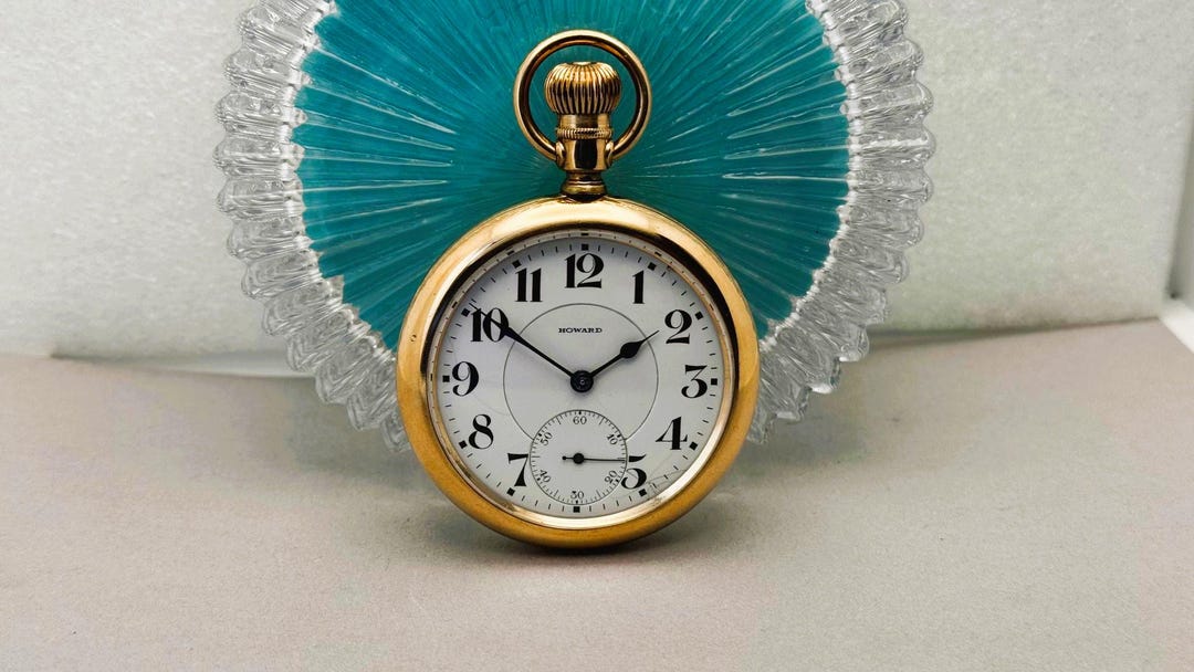 1912 E. Howard 23 Jewel Pocket Watch: Gold Filled Swingout Case ...
