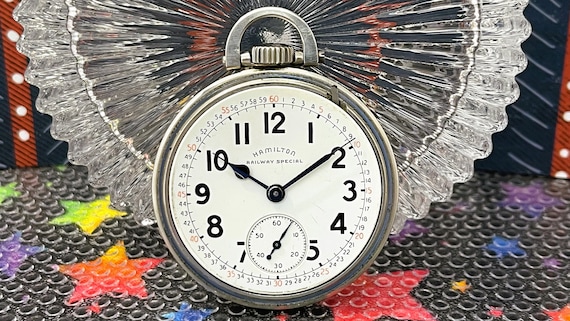 1951 Hamilton Railway Special Pocket Watch: 21 Jewel,… - Gem