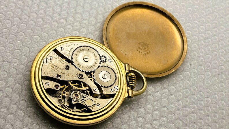 Waltham Vanguard Up/down Wind Indicator 23 Jewel 16 Size Monty Dial ...