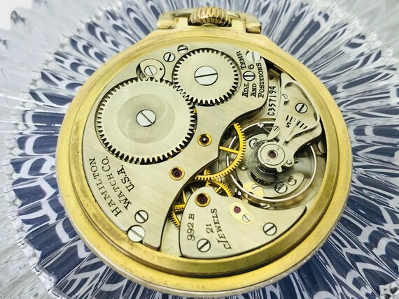 1952 Hamilton 992B Railway Special Pocket Watch 21j ,… - Gem