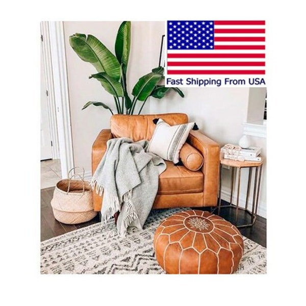 Boho Ottoman Pouf - Etsy