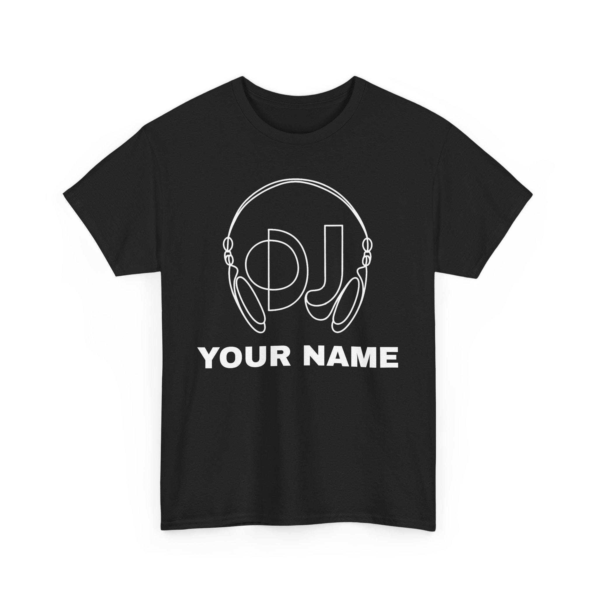 Personalized DJ Shirt | Custom Name DJ T-shirt | Disc Jockey T-shirt ...