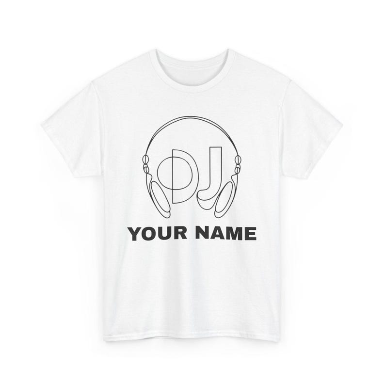 Personalized DJ Shirt | Custom Name DJ T-shirt | Disc Jockey T-shirt ...