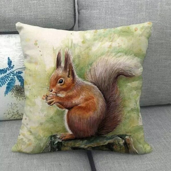 Squirrel Pillow - Etsy