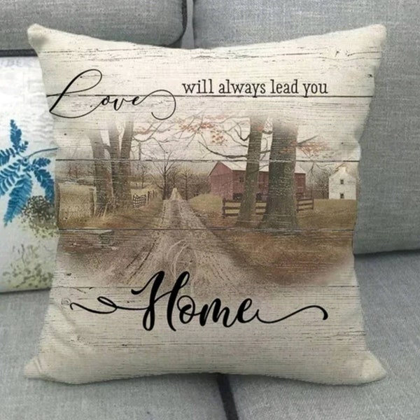 Rustic Pillow - Etsy