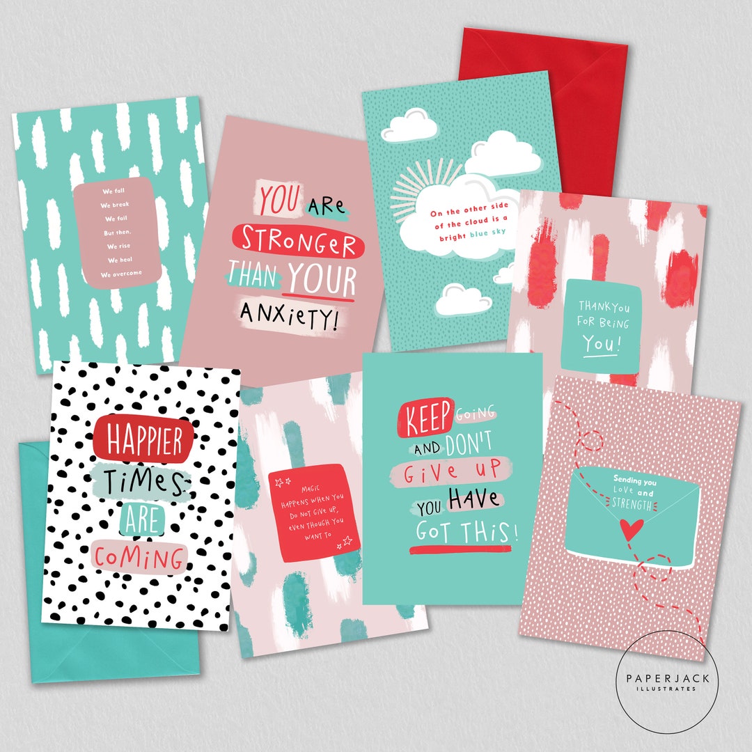 Positive Greeting Card Lockdown Card Motivational Greeting Cards Mental ...