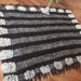 Organic Black Rug/bed Rug/little Mat/door Mat/eco Friendly - Etsy