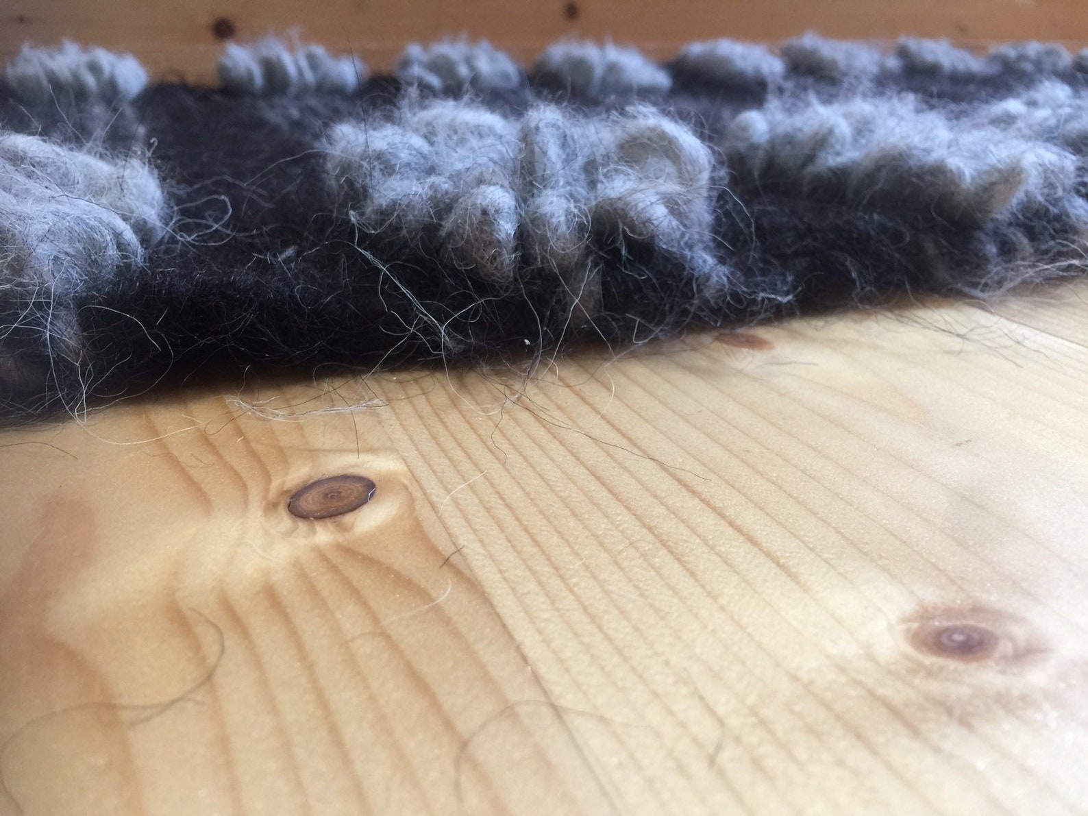 Organic Black Rug/bed Rug/little Mat/door Mat/eco Friendly - Etsy