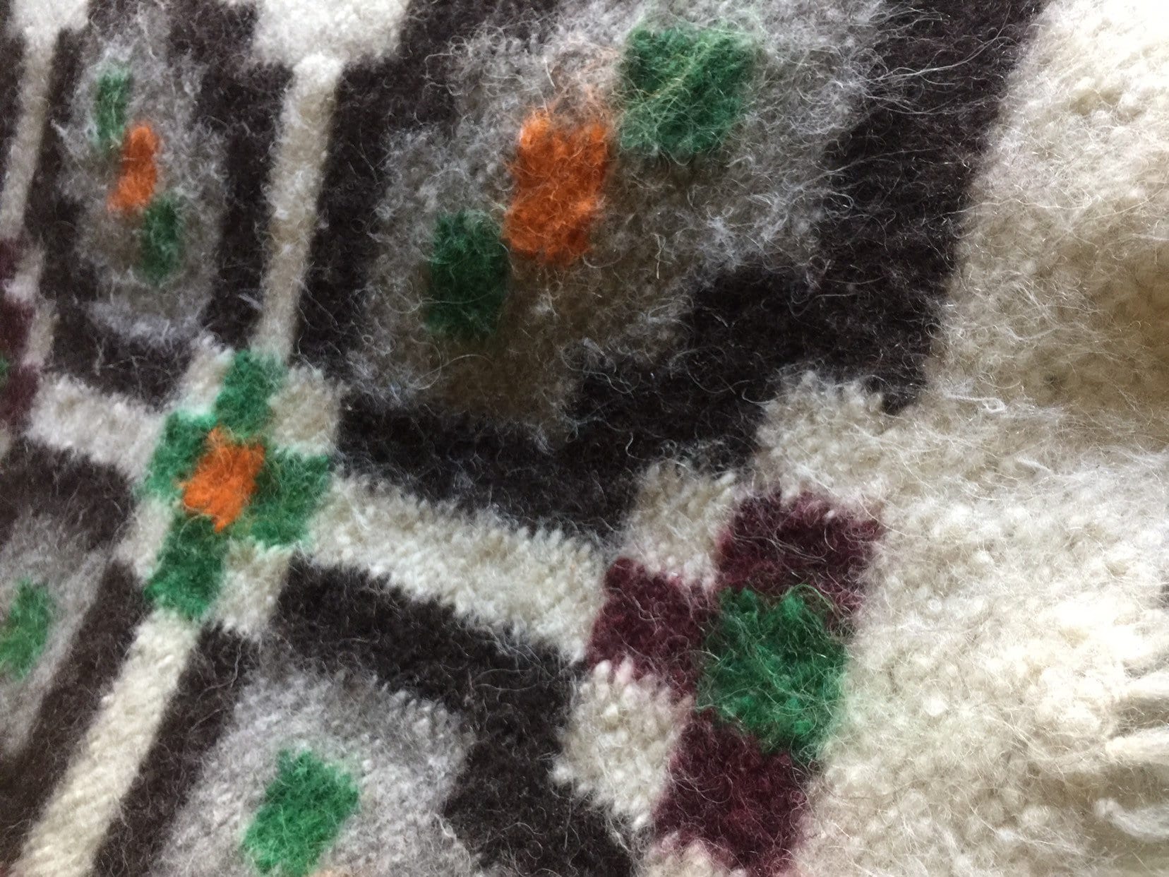 Ancient Carpet/fluffy Sheep Wool Rug/sofa Decor/lwoven Rug | Etsy