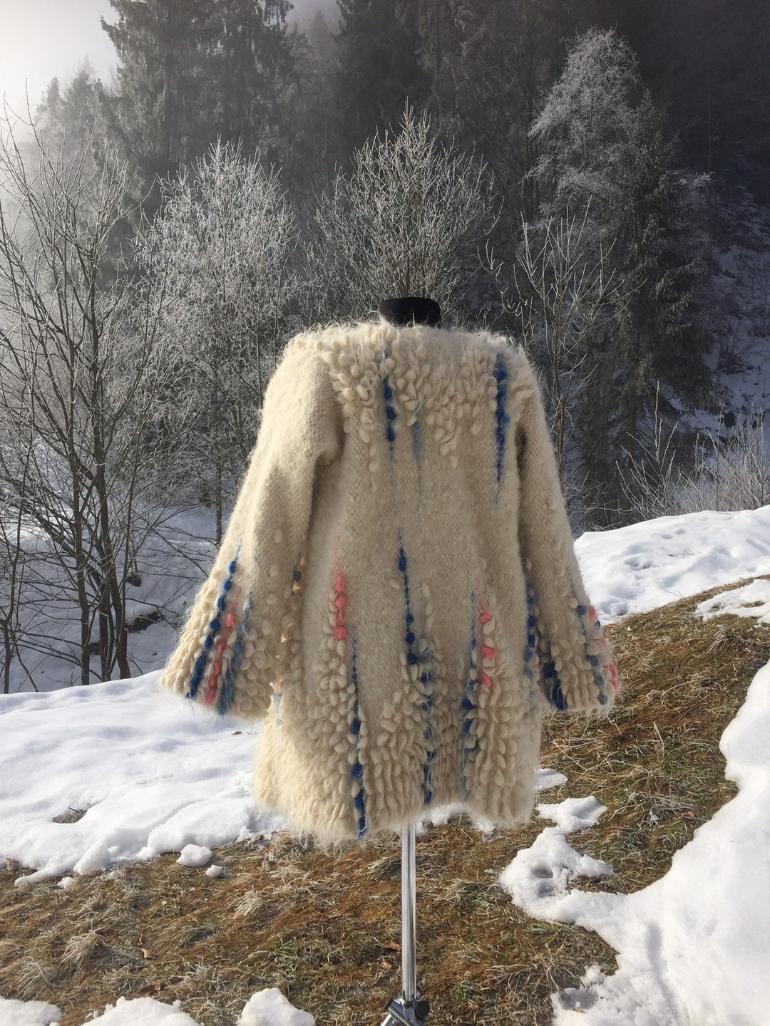 Felted Wool Coat: Hutsul Ethnic Design, Warm Winter Coat - Etsy