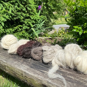 Natural Sheep Wool Hand-spun Thread (1ib-132 Meters)/hand-spun Yarn ...