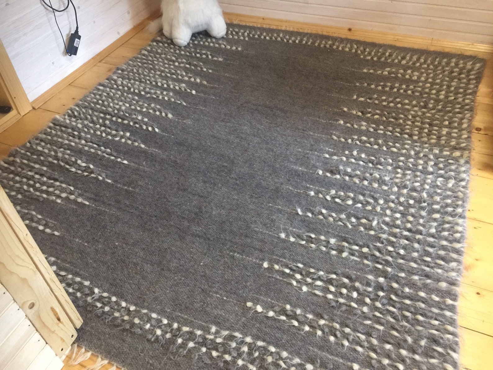 Woven Gray Rug/bedroom Rug/area Rug/accent Rug/living Room | Etsy