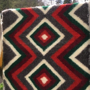 Ukrainian Hutsul Wool Blanket: Carpathian Folk Weave - Etsy