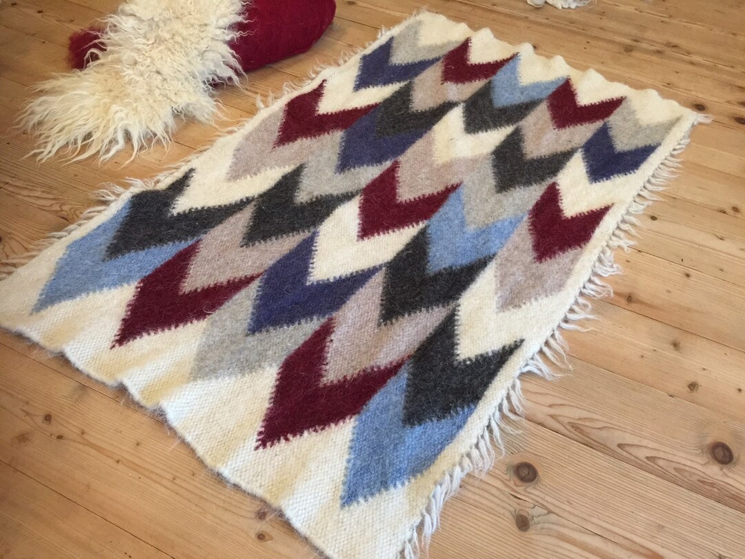 Made in Ukraine Wool Area Rug Woolen Blanket Ukrainian Carpet Modern ...