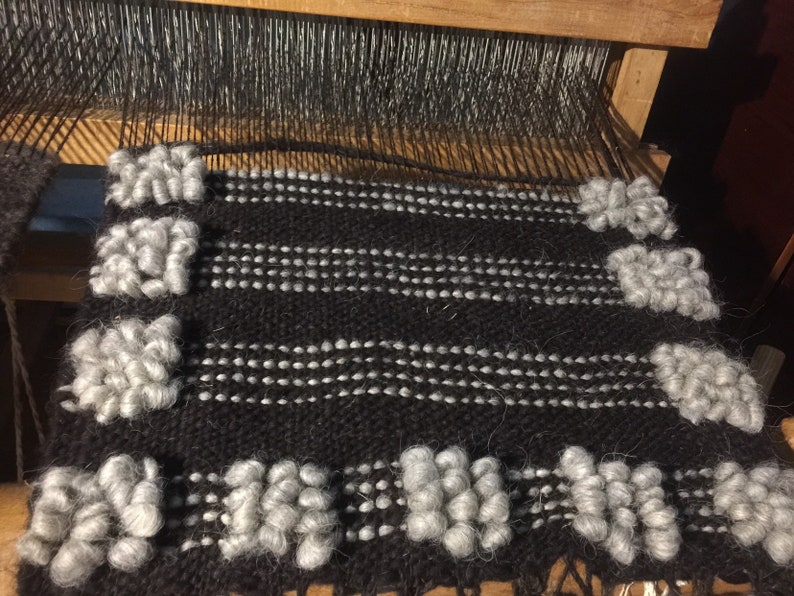 Organic Black Rug/bed Rug/little Mat/door Mat/eco Friendly - Etsy