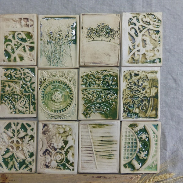 Ceramic Relief Tile - Etsy