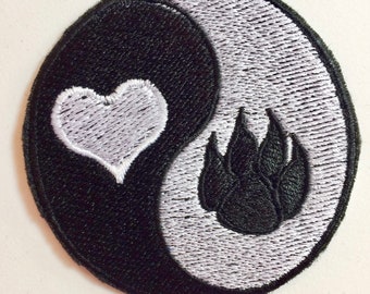 Yin Yang Patch Custom Made - Etsy