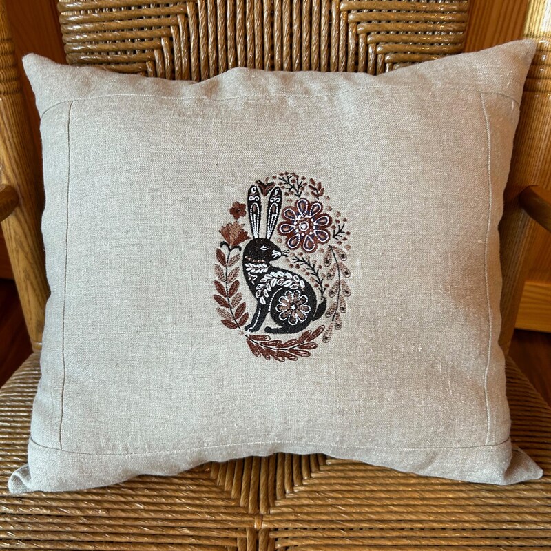 Rabbit Pillow - Etsy