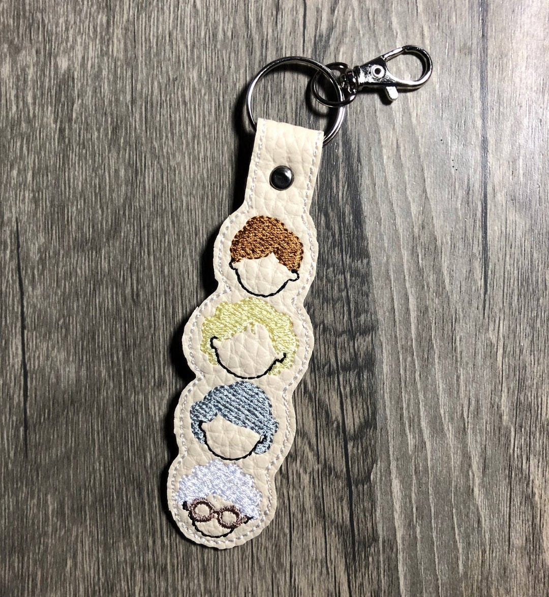 Golden Girls Key Chain, Golden Girls Key Fobs, Fab Four Golden Girls ...
