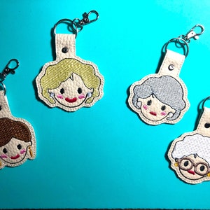 Golden Girls Key Chain, Golden Girls Key Fobs, Fab Four Golden Girls ...