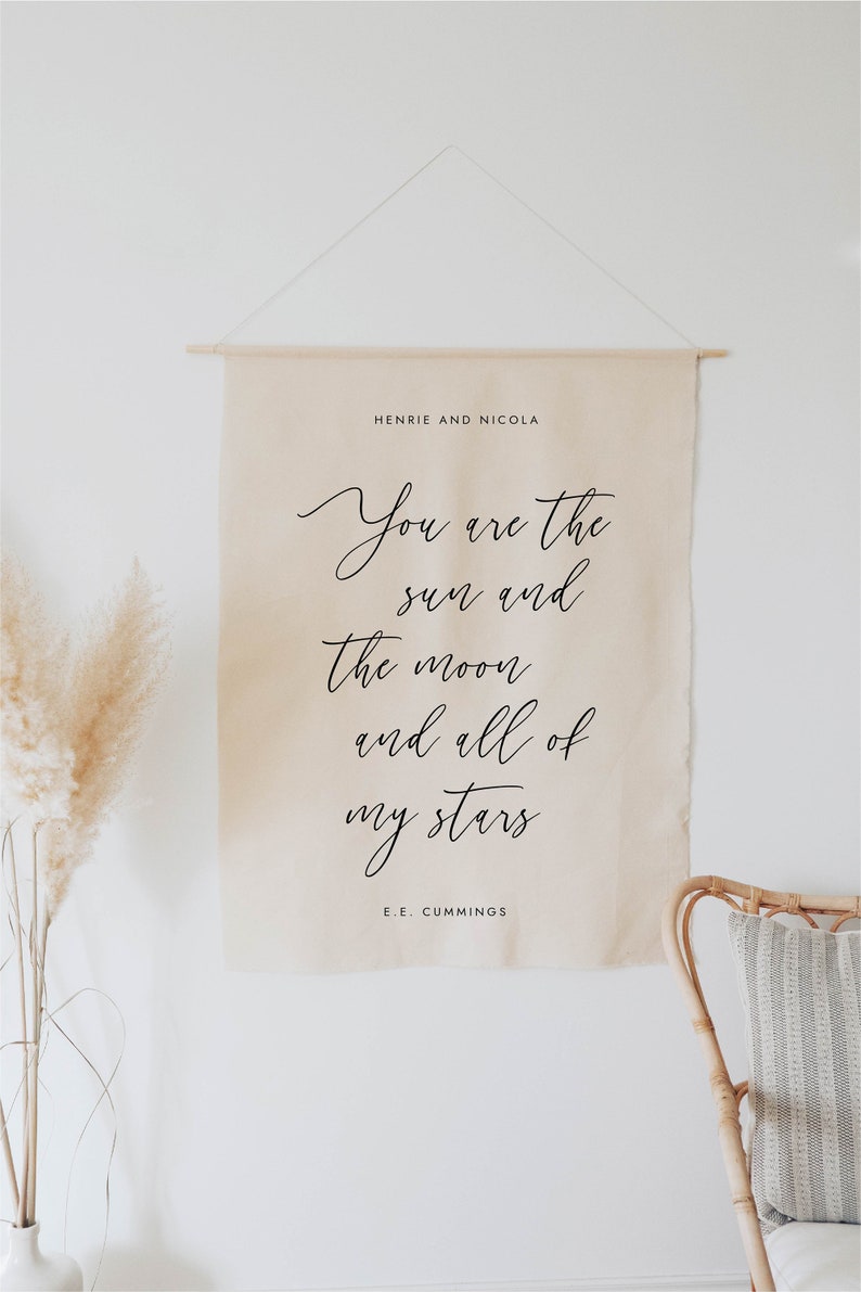 Wedding Canvas Banner Wedding Sign Wedding Backdrop Custom - Etsy