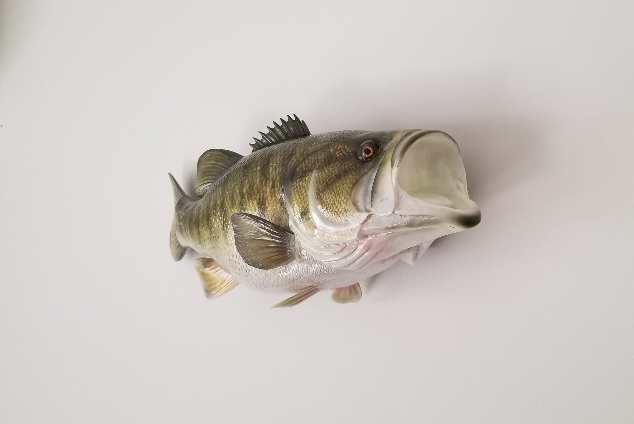 Composite Reproduction 19.5 Large Mouth Bass Sculpture - Etsy