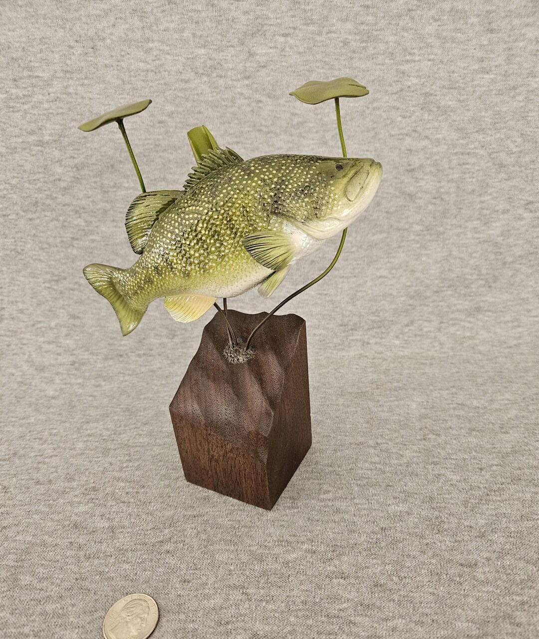 6" Miniature Largemouth Bass Original Carving - Etsy