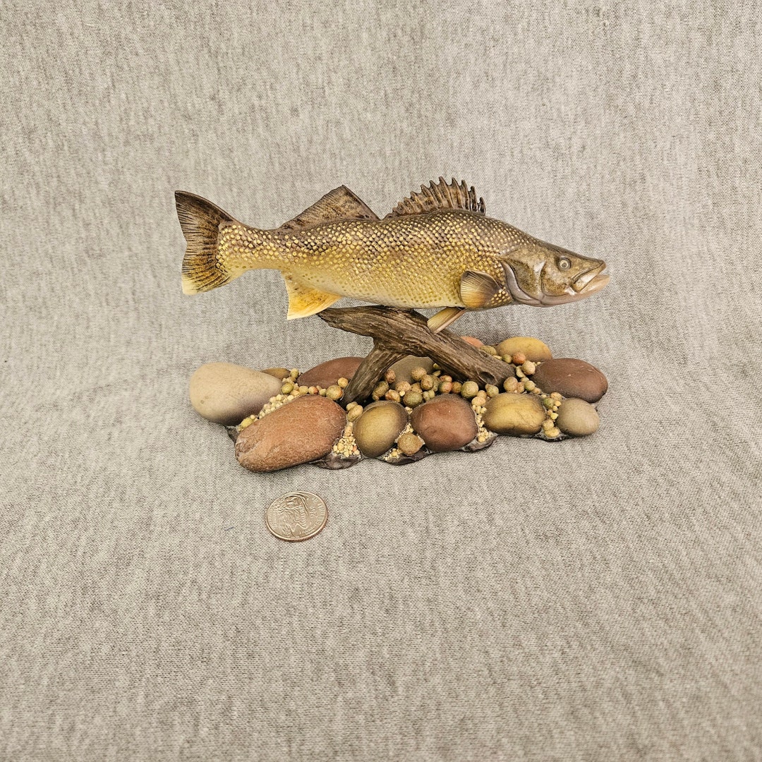 Composite Reproduction Miniature Walleye Sculpture - Etsy