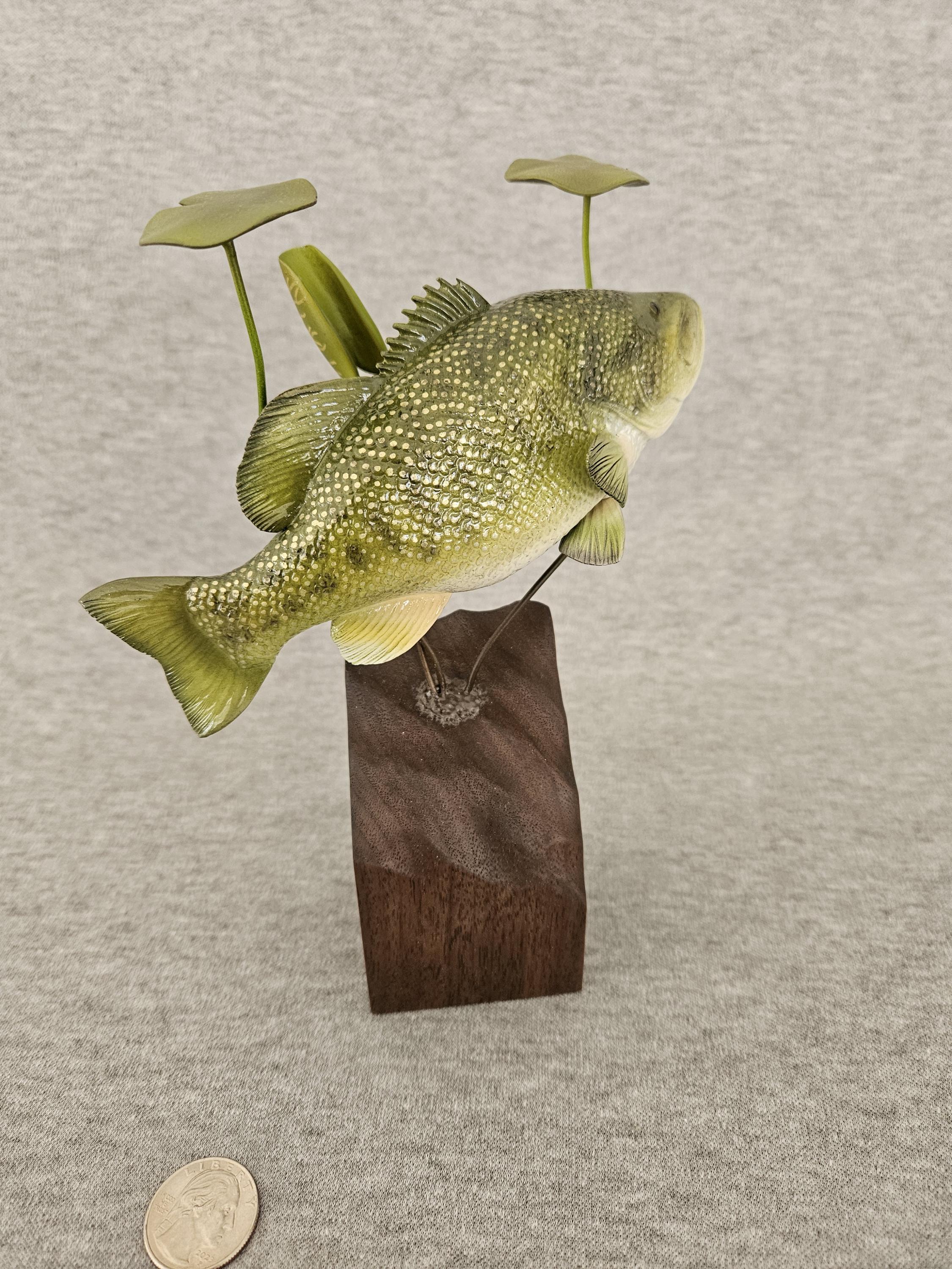 6" Miniature Largemouth Bass Original Carving - Etsy