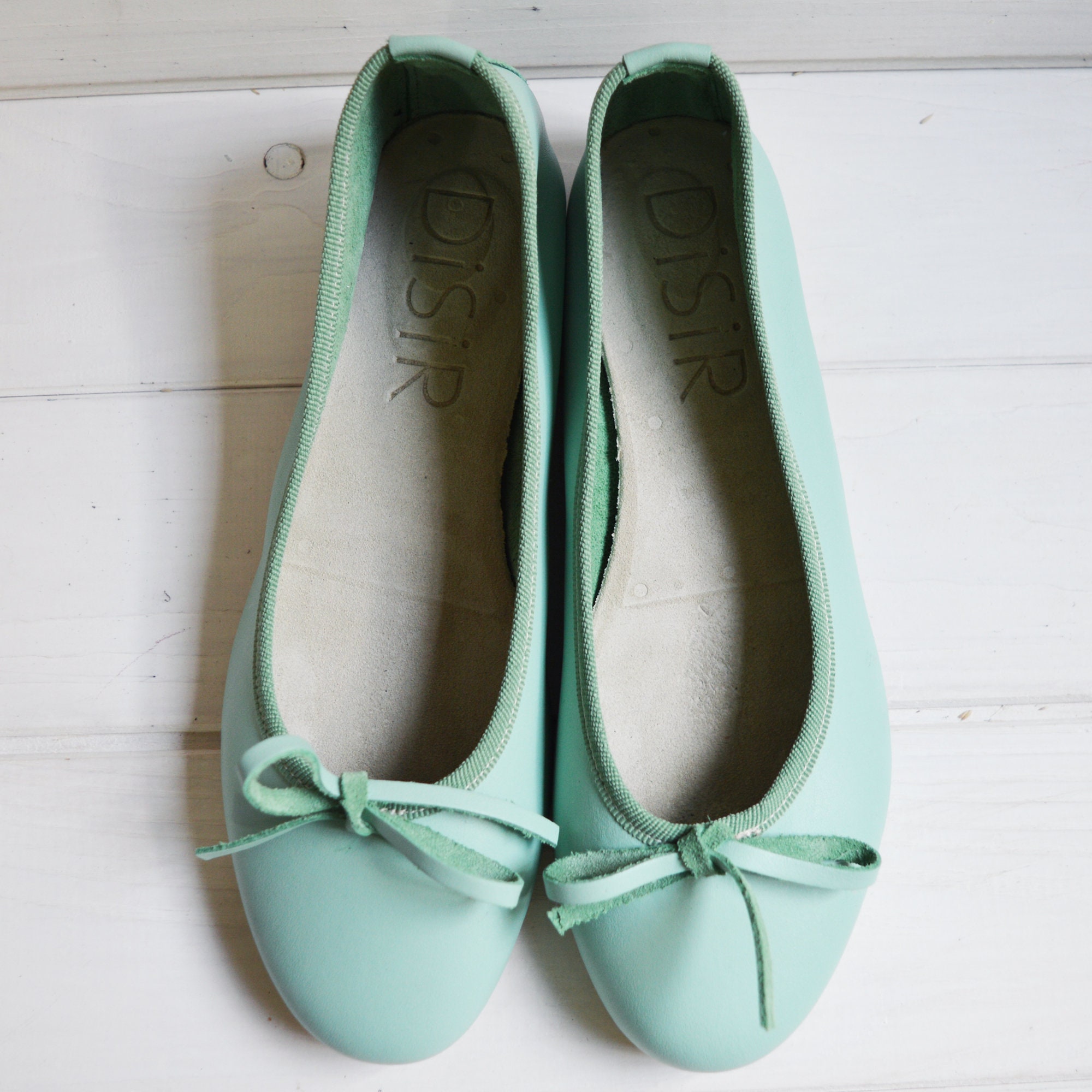 Girls Mint Green Flats