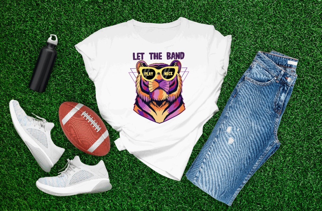 LSU Tigers Game Day Let the Band Play Neck STTDB - Etsy
