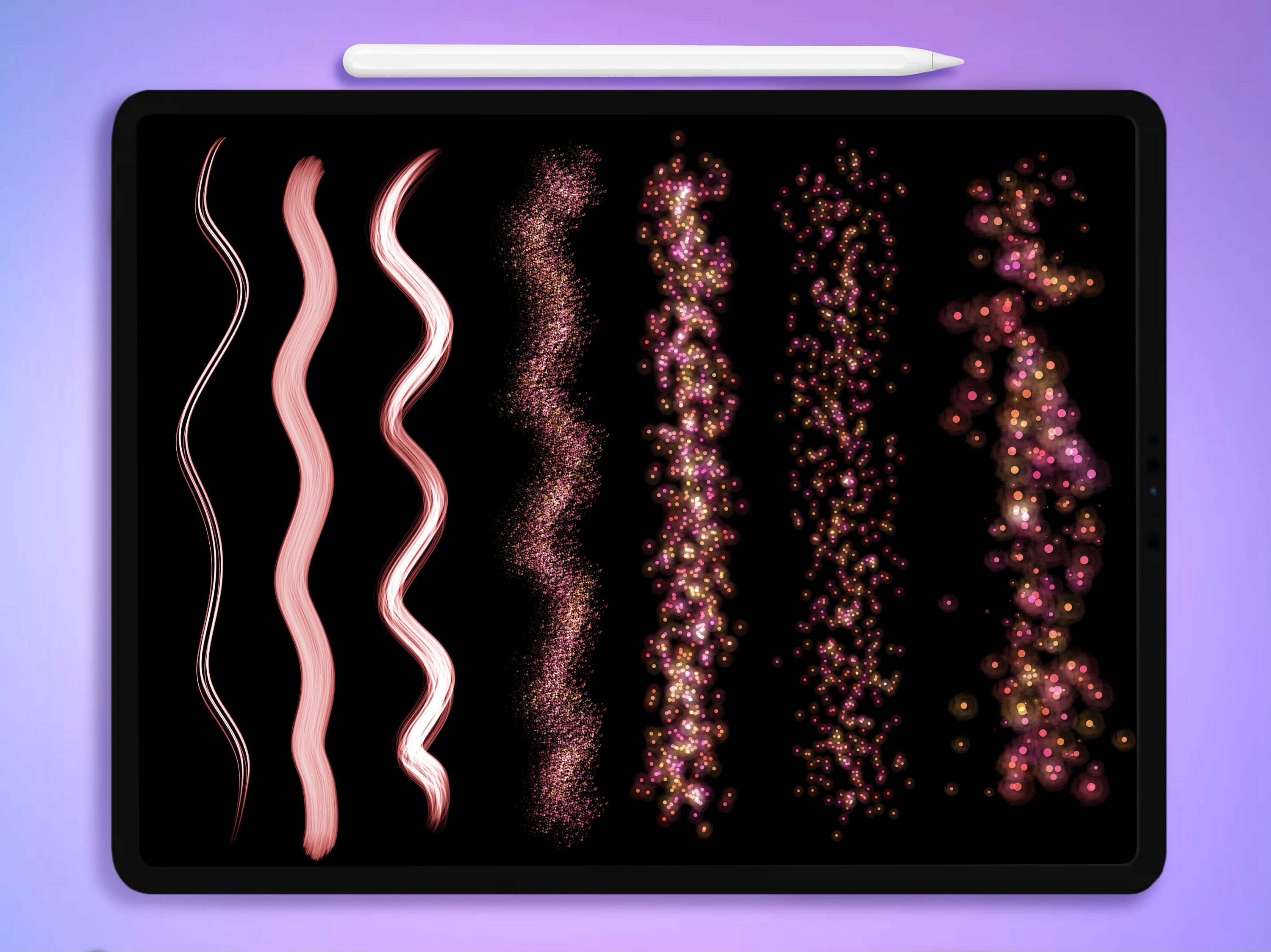 Procreate Neon Brushes, Procreate Lights Brushes, Procreate Glow Brush ...