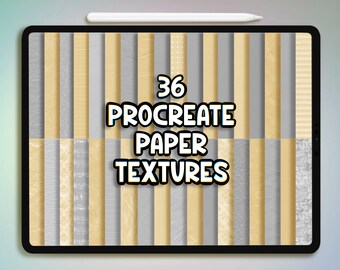 22 Procreate Overlay Textures Paper Texture, Wood, Fabric, Blocks ...