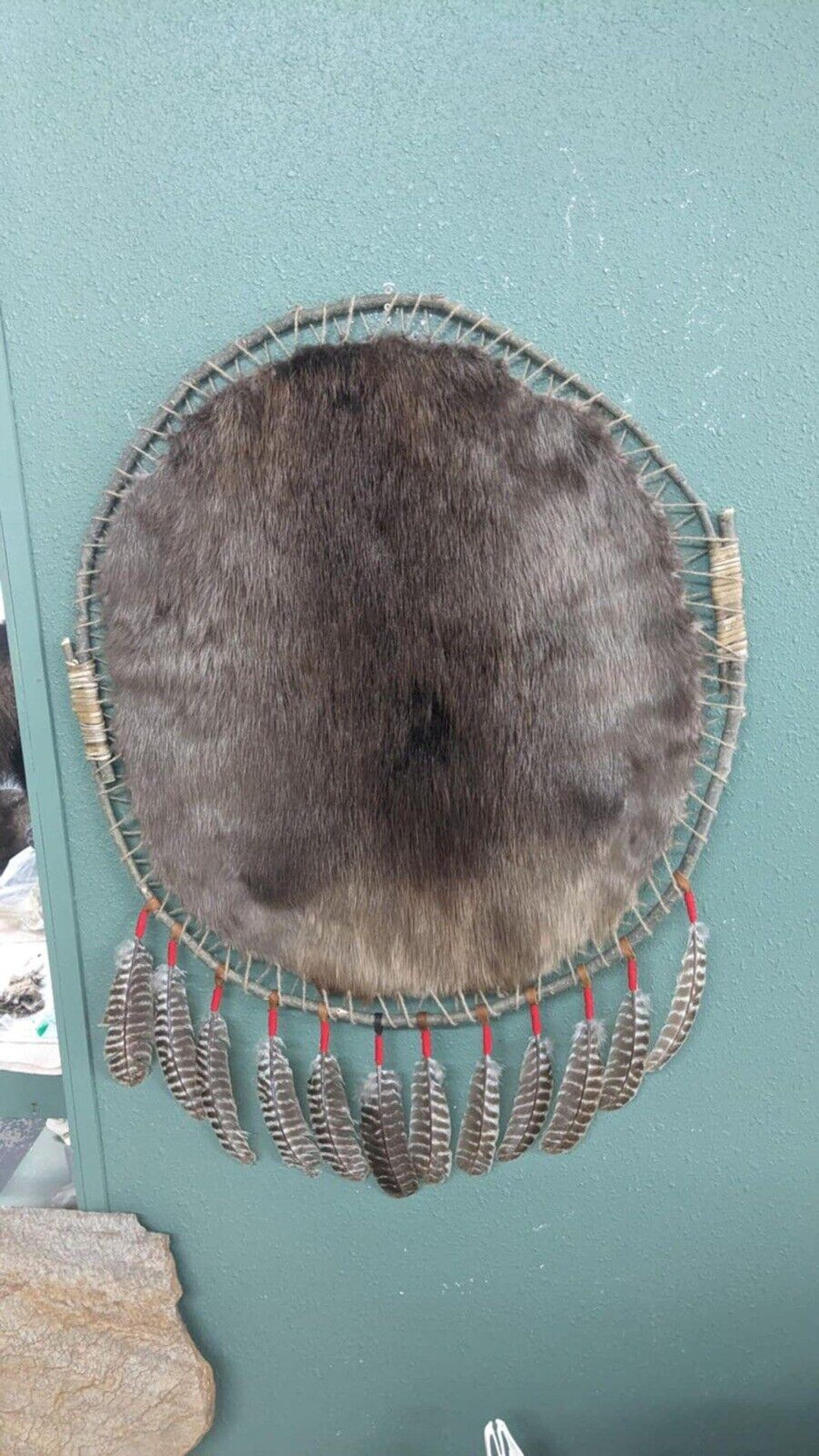 Hooped Beaver Hide, Pelt, Fur, Trapping, Hunt, Cabin Decor, Rustic ...